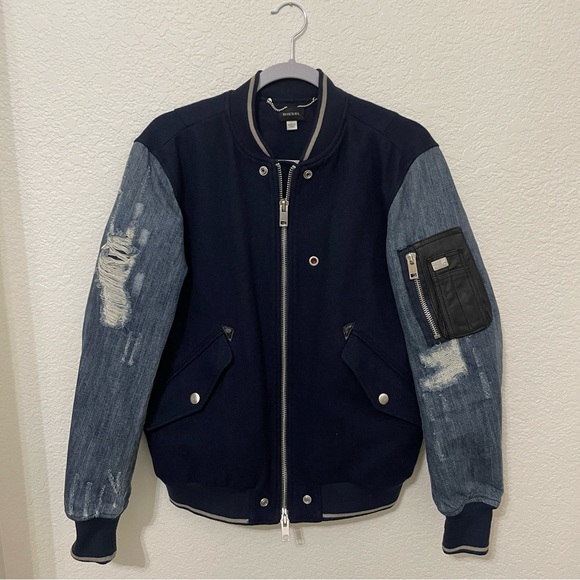 Diesel | Jackets & Coats | Diesel Varsity Bomber Jacket Size Small ...